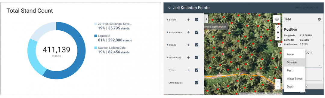 Reduce the need for manpower in your oil palm plantation with AI ...